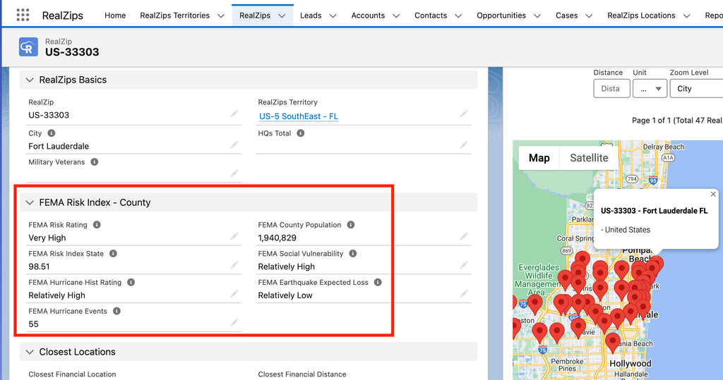 FEMA National Risk Index for Natural Hazards - by Zip code – RealDatasets