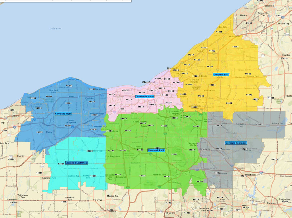 Cleveland OH Neighborhoods - by Zip – RealDatasets